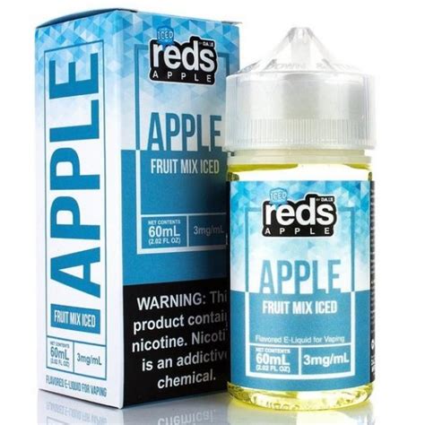 Reds Apple Apple Fruit Mix Iced 6mg Vapinggoat