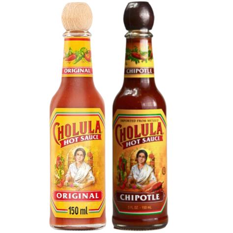 Hot Sauce Bundle With Cholula Hot Mexican Sauce 150ml And Cholula