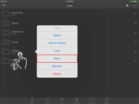 Nplayer Help Moving File Folder