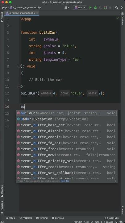 Php 8 Named Arguments Youtube