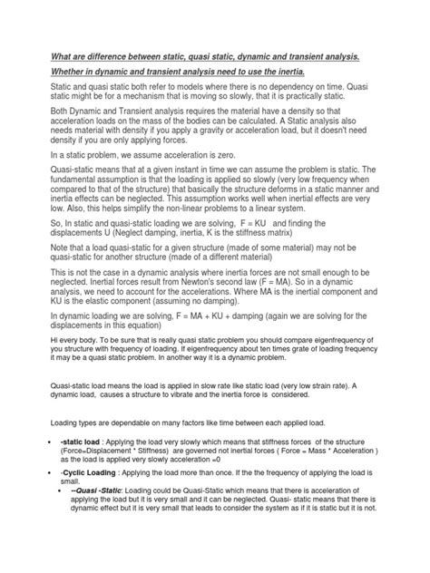 Which Are Difference Between Static And Dynamic Analysis Pdf