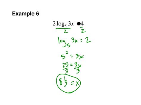 Ppt 3 4 Exponential And Logarithmic Equations Powerpoint Presentation
