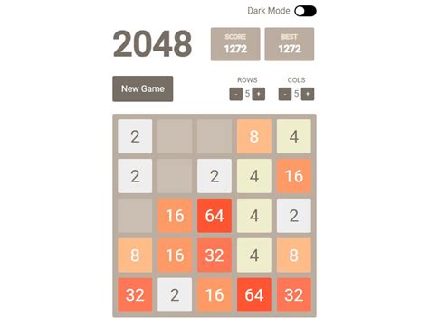 a react implementation of 2048 built with typescript