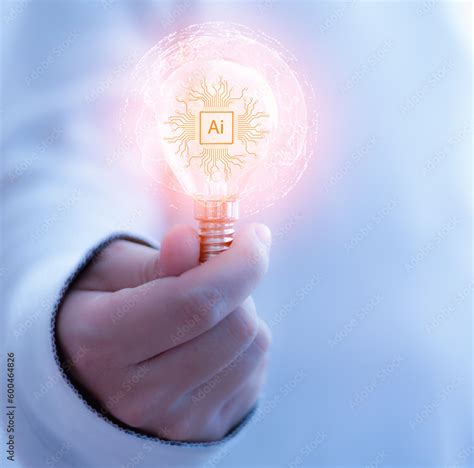 Artificial Intelligence Concept Brain Nervous System Business