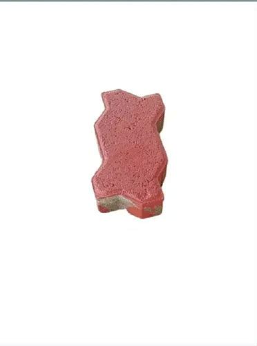 Zigzag Rectangular Solid Porosity Water Absorbent Interlocking Paver
