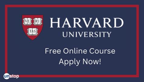 Harvard University Free Online Programming Course Unstop