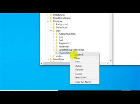 How To Add Open PowerShell Here To The Right Click Menu For A Folder In Windows YouTube