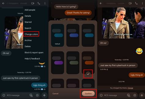 How To Change The Color Of Text Bubbles On Google Messages Android Central