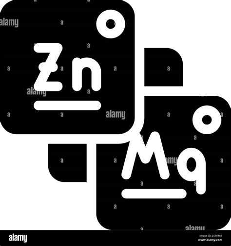 Macro And Microelements Food Glyph Icon Vector Macro And Microelements