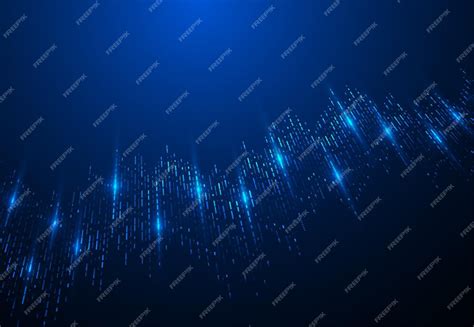 Premium Vector Big Data Visualization Abstract Technology Innovation Communication Concept