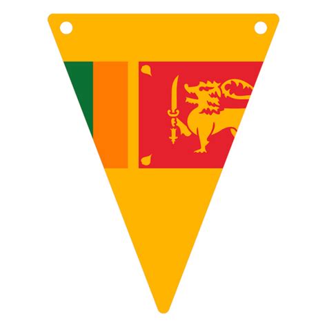 Sri Lanka Triangular Flag Png And Svg Design For T Shirts