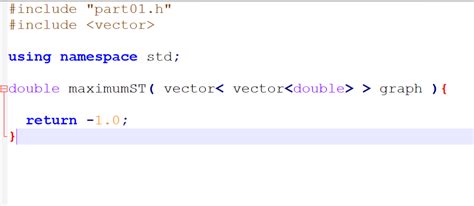 Solved Ifndef Part01h Define Part01h Include Using Namespace Std Double Maximumst Vector