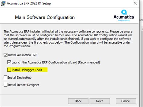 Stepping Into Acumatica Code In Visual Studio Community