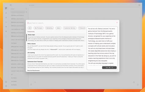 Elephas Prompt Library Elephas Knowledge Base