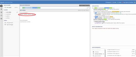 notepad unable to get second line of regex for 5th number and