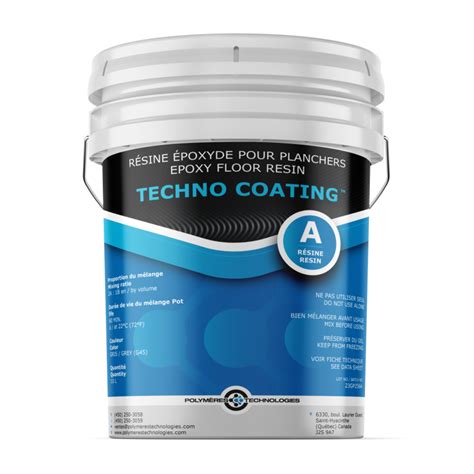 Industrial Epoxy Floor Coating Techno Coating™ Concrete Polymères