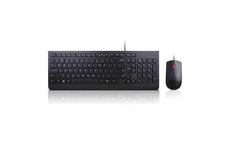 Lenovo Essential Wired Keyboard And Mouse Combo Network Computer Wireless