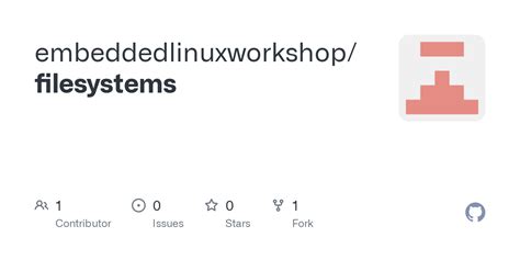 Github Embeddedlinuxworkshopfilesystems