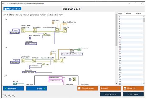 ni certified labview associate developer examination clad practice exam