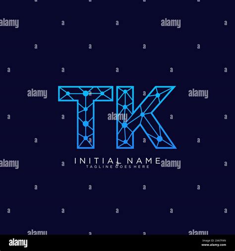 Tk Tech Logo Stock Vector Images Alamy