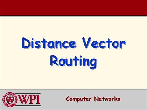 distance vector routing computer networks dv routing outline