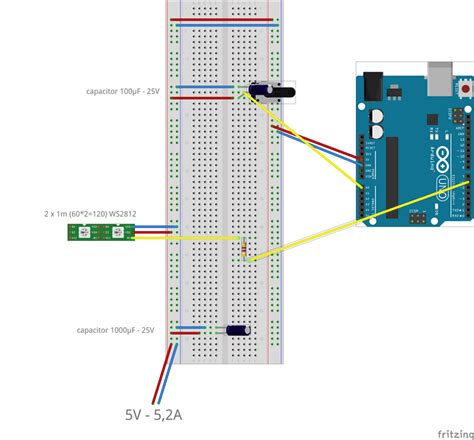 Addressable LED RGB Strip WS2812 Controlled By A Potentiometer Flickering LEDs And