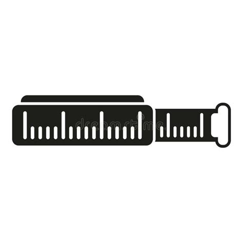 Measuring Tape Icon Simple Vector Clothes Meter Stock Vector Illustration Of Color Textile