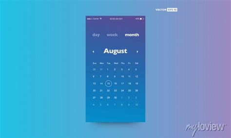 Calendar App With To Do List And Tasks Ui Ux Design For Mobile Posters For The Wall • Posters