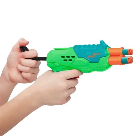 Buzz Bee Toys Duel Shot 2 Pack Dart Blasters W 6 Accu Blast Darts