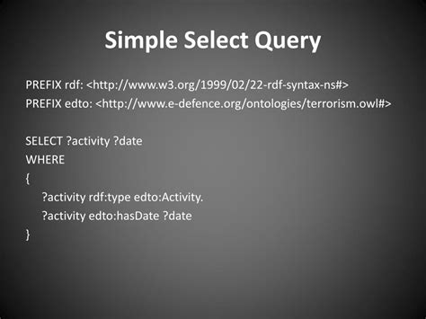 ppt a visual approach to semantic query design using a web based