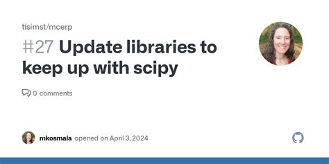 Update Libraries To Keep Up With Scipy Issue Tisimst Mcerp GitHub
