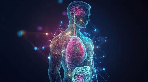 This 3d Illustration Depicts The Human Body Highlighting The Lungs