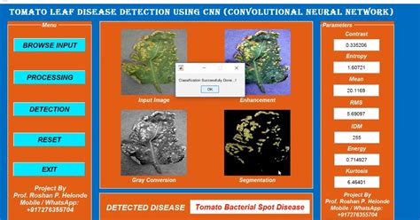 Tomato Leaf Disease Detection Using Cnn Matlab Project With Source Code Tomato Leaf Disease