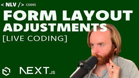 Form Styling And Layout Adjustments Live Coding With Nextjs And Payload Cms 33 Youtube