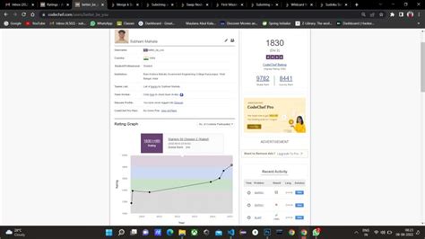 Subham Mahata On Linkedin Codechef 4star Cp