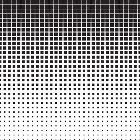 Premium Vector Squares Halftone Pattern