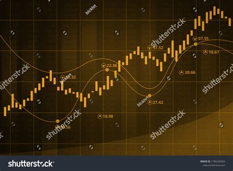주식 시장 또는 Forex 거래 그래프 스톡 일러스트 1785246902 Shutterstock