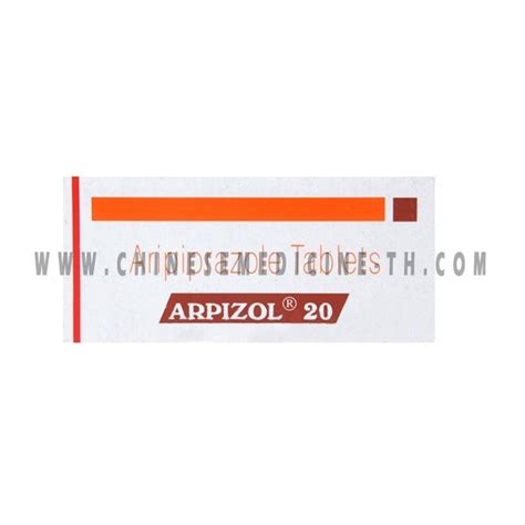Aripiprazole Abilify Arpizole 20 Mg