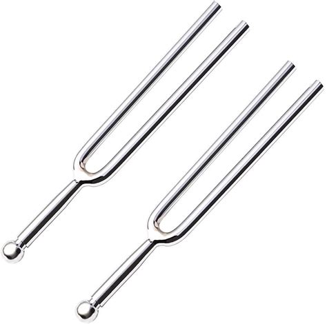 Hugttt 2 Pack Tuning Fork Standard A 440hz Tuning Fork Musical Instruments Violin Guitar Tuner