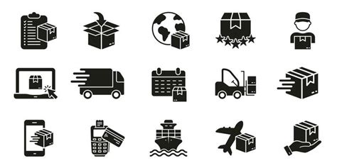 Logistics Icons Vector Art Icons And Graphics For Free Download