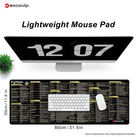 Excovip Python Programing Mouse Pad Nordova
