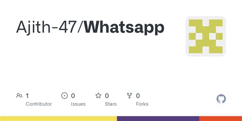GitHub Ajith Whatsapp