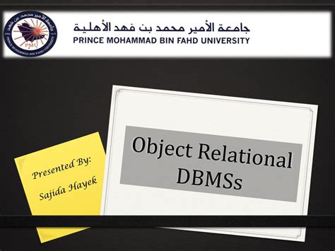 Object Relational DBMSs - ppt download
