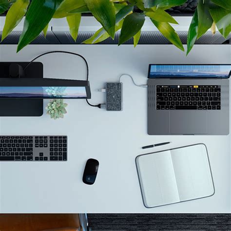 Usb C Dock Wave All In One Usb C Hub With Power Delivery Power Bank Wireless Charger