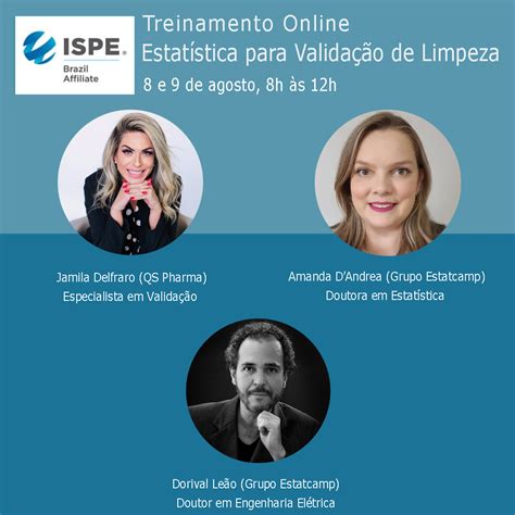 Treinamento Online Estatística Para Validação De Limpeza Ispe Br