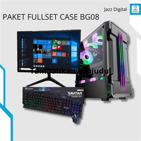 Jual PC GAMING CORE I RAM GB VGA GB HDD GB LED INCI FULL SET CASING ATX CPU ONLY