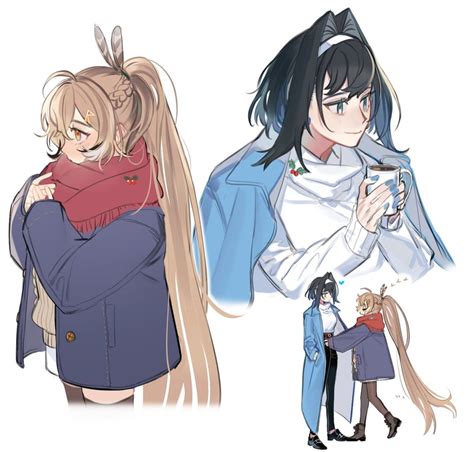 Ouro Kronii And Nanashi Mumei Hololive And 1 More Drawn By Eusing