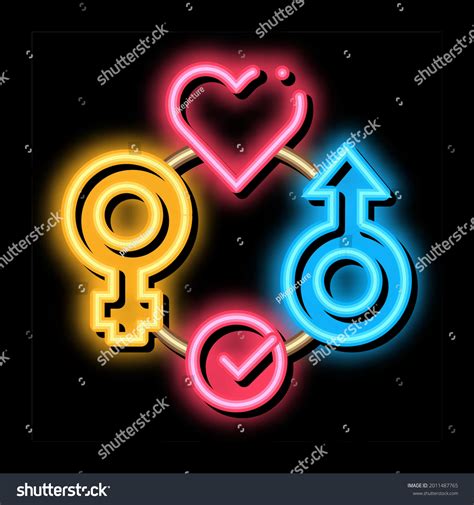 Gender Tolerance Neon Light Sign Vector Stock Vector Royalty Free Shutterstock
