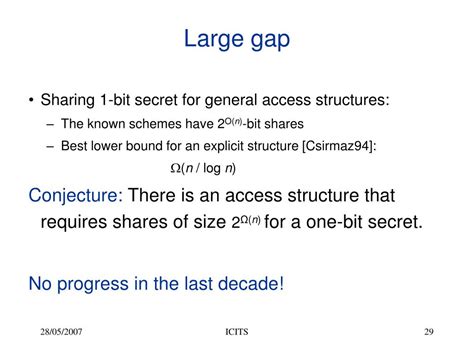 ppt linear nonlinear and weakly private secret sharing schemes