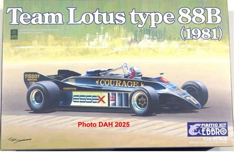 Ebbro 120 Team Lotus Type 88b 1981 Model Kit £3710 Picclick Uk